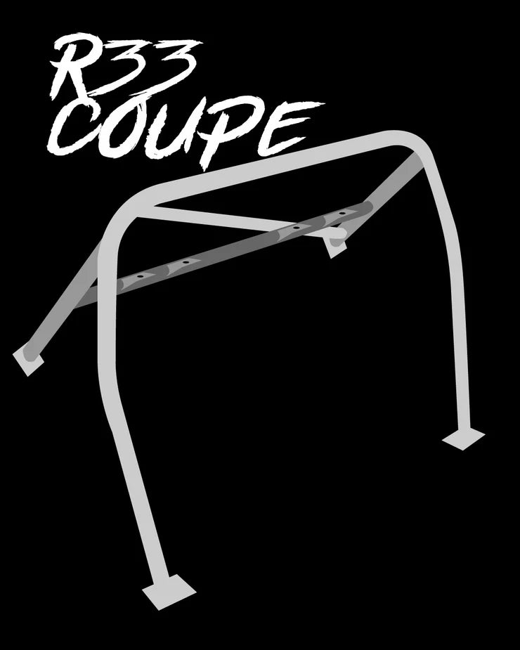 4-Point Half Roll Cage Nissan Skyline R33 Coupe CAMS – Subroza Race Chassis